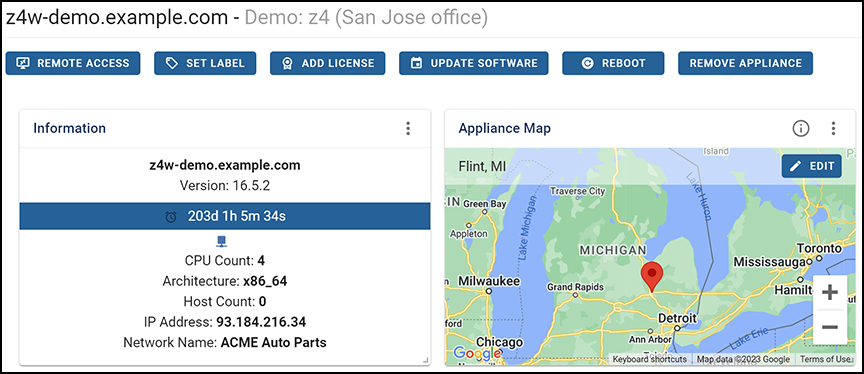 ETM Dashboard User Guide - Appliances - Arista